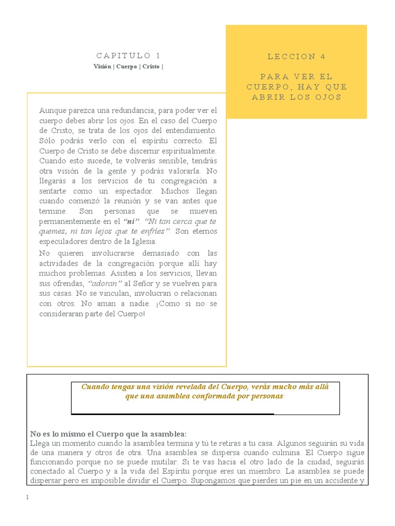 04 Aspectos Practicos Nuevo Pacto 1, Leccion 4 | PDF | Cristo (título) | Dentadura postiza