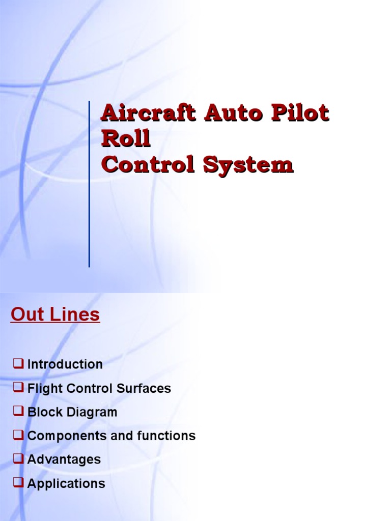 Aileron Control in Aircraft Autopilot | PDF | Flight Control Surfaces ...