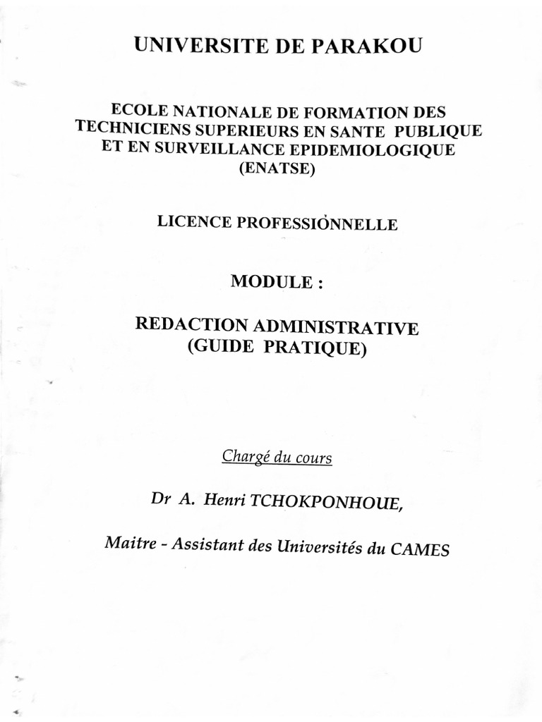 Rédaction Administrative PDF | PDF