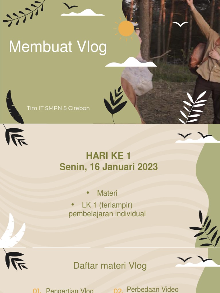 Panduan Membuat Vlog untuk Pelajar | PDF