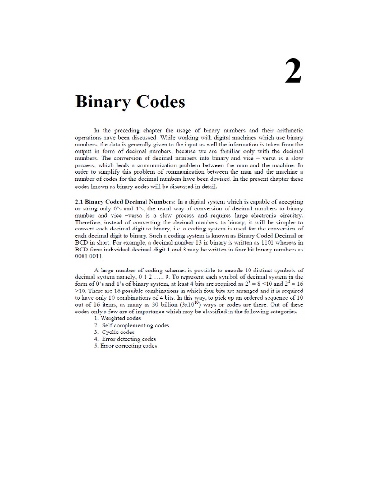 Binary Coded Decimal | PDF Binary Coded Decimal | PDF