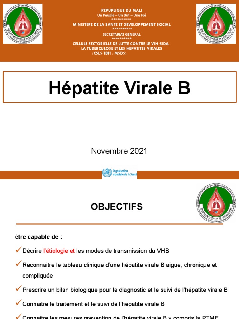 Hepatite Virale B - VF Nov 2021 | PDF | Hépatite B | Cirrhose