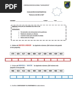 Actividades Números del 300 al 400 | PDF