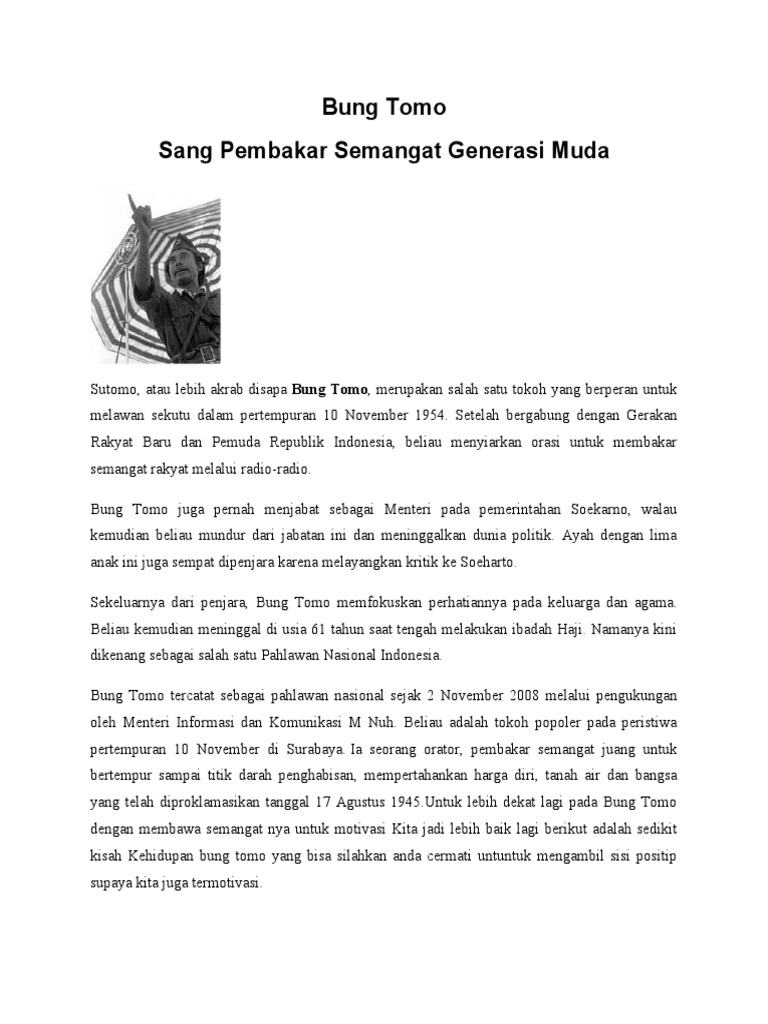 Naskah Bung Tomo | PDF