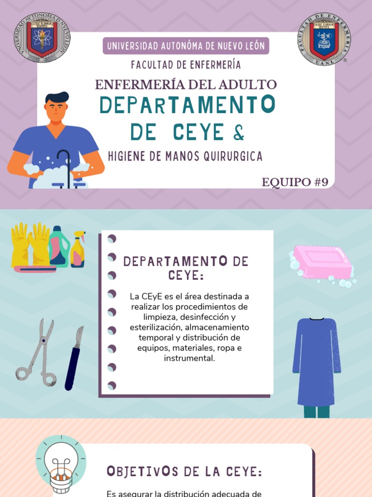 Departamento de CEyE (2).pdf | PDF | Lavado de manos | Ciencias de la Salud