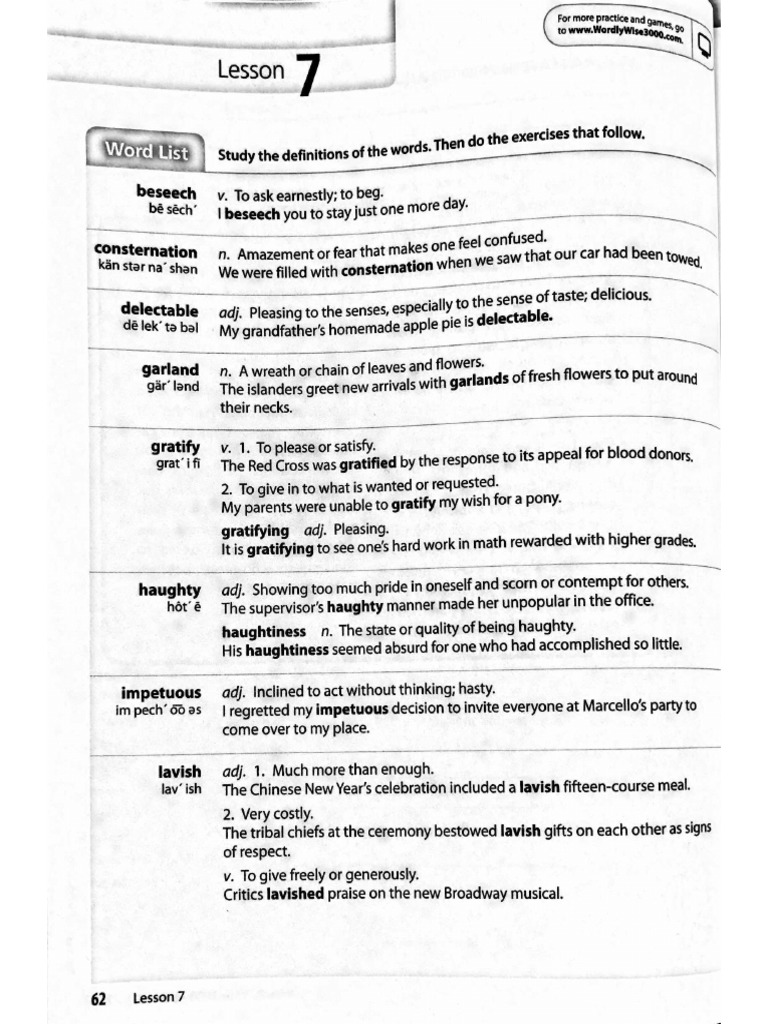 WW 7 Lesson 7 PDF | PDF