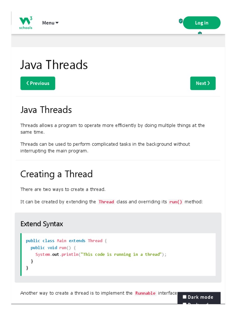 Java Threads Pdf Class Computer Programming Method Computer Programming