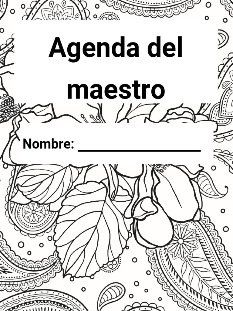 Agenda del Maestro 2021 | PDF