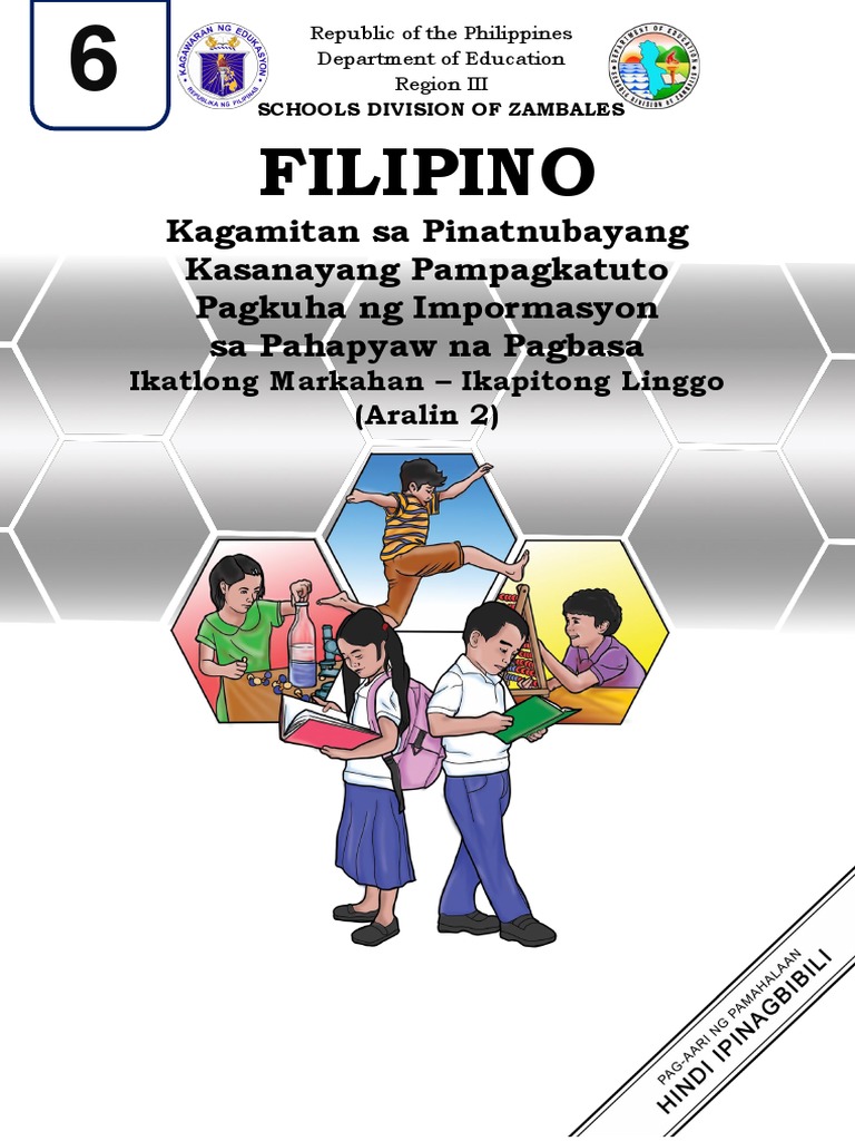 Filipino6 Q3 7.2 Pahapyaw-na-Pagbasa - Filipino-6 - q3 - wk7 - Aralin-2 ...