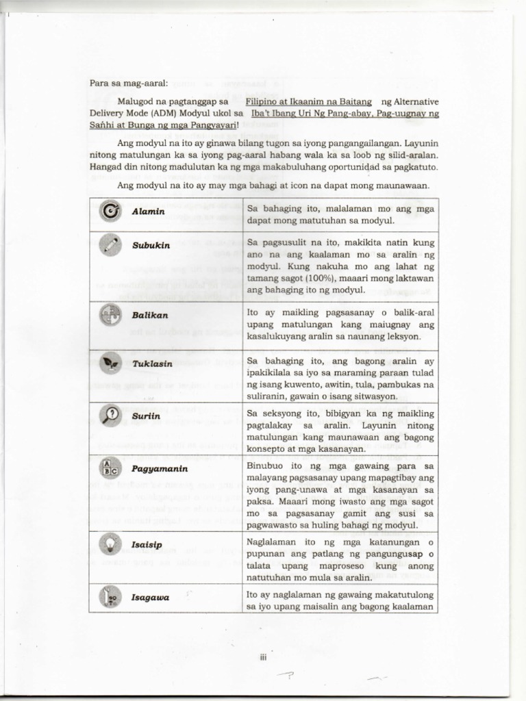 Filipino 6 Module 9 05 | PDF