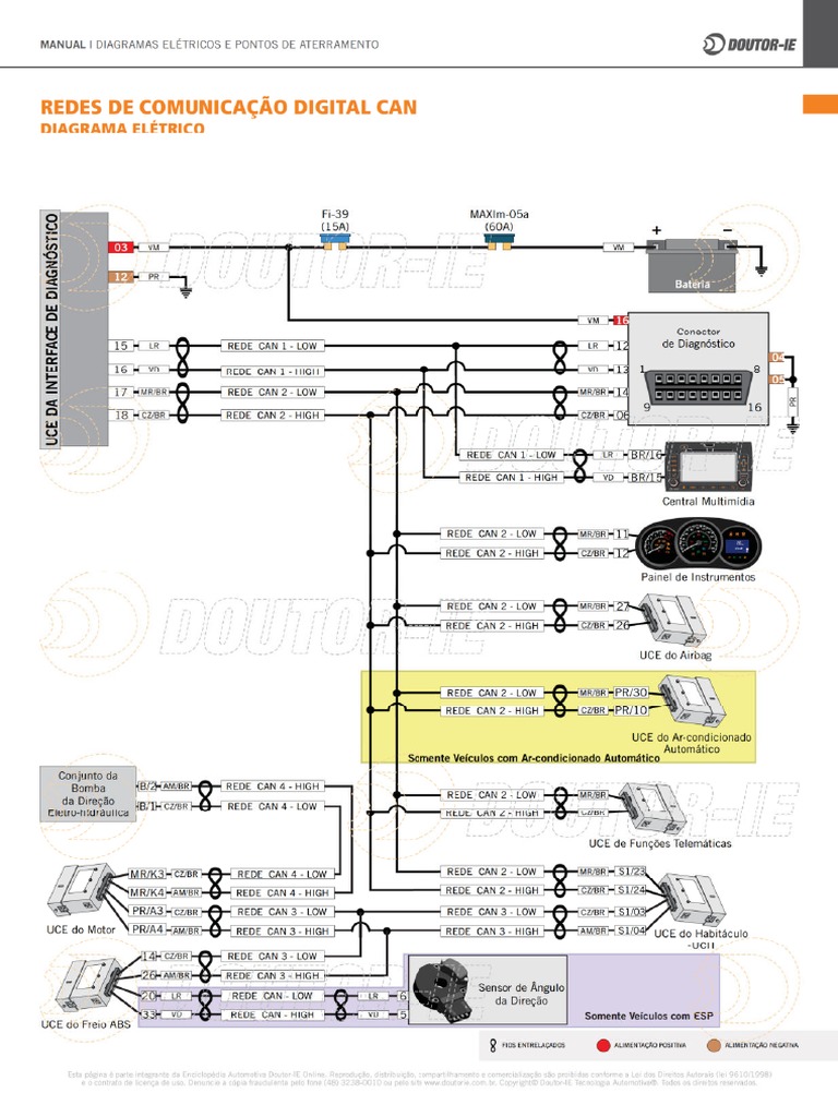 1669313407705diagramas Rede Can Renault Sandero | PDF