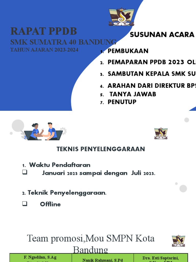 Rapat PPDB'2023 | PDF