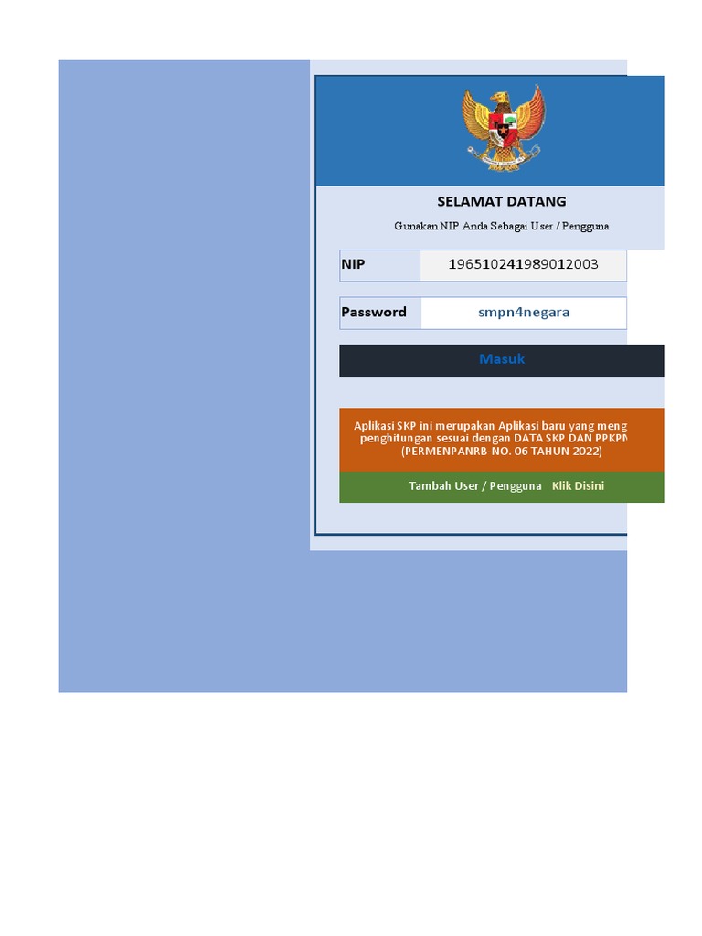 APLIKASI SKP JF Kuantitatif - GURU | PDF