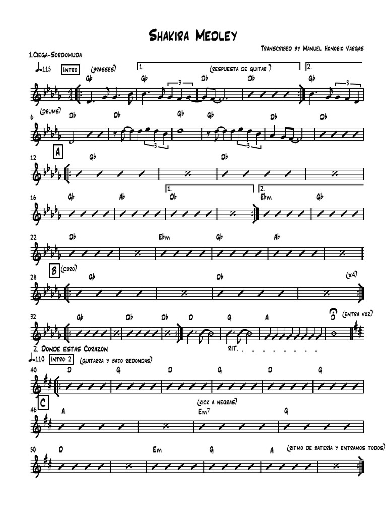 Mix Shakira | PDF