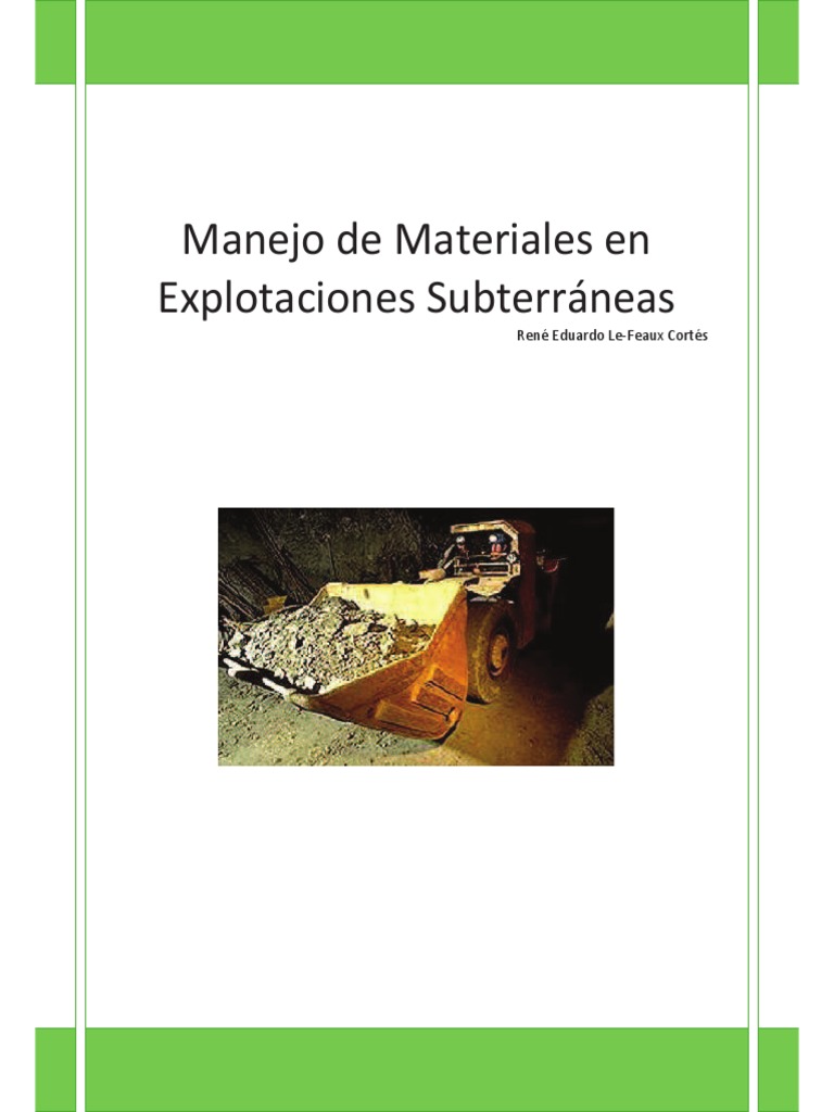 LeFeaux_Manejo_de_Minerales_en_Subterr_nea | PDF | Minería | Chimenea