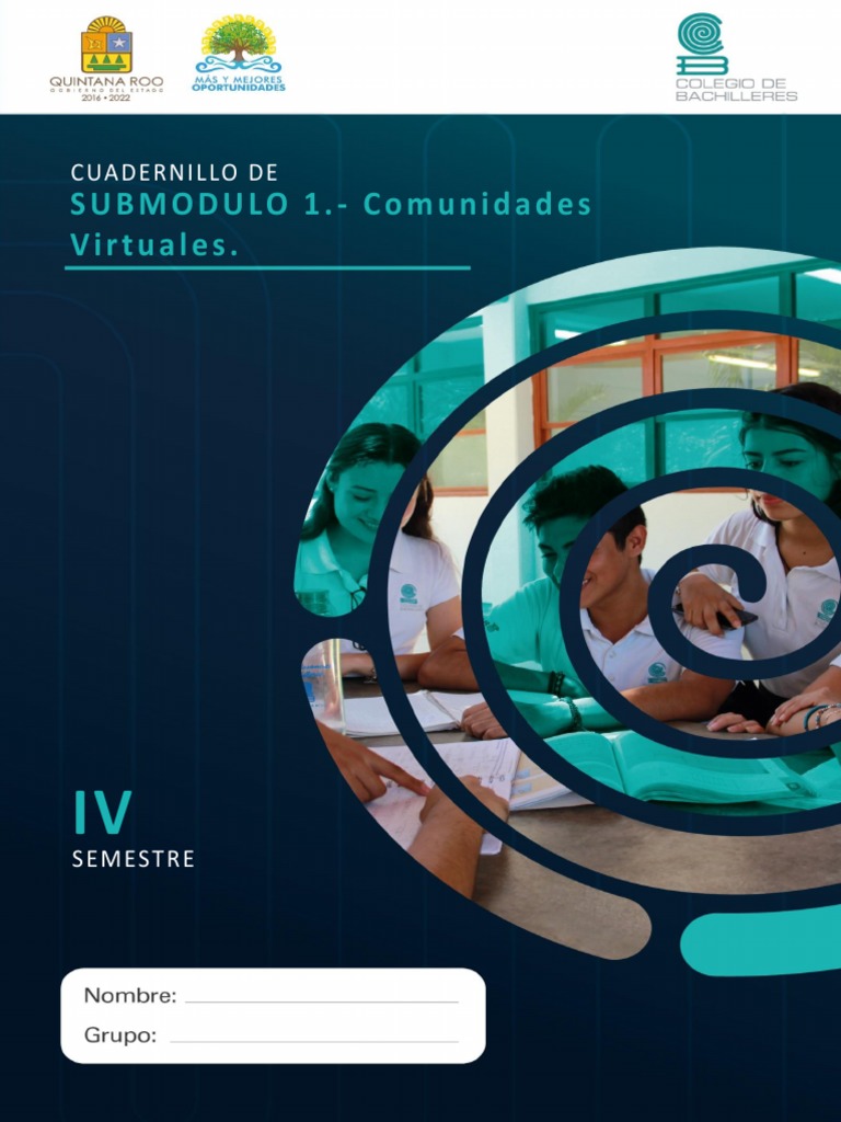Cuadernillo - TICS 4to SEMESTRE - Submódulo 1. - Comunidades Virtuales PDF | PDF | Internet ...