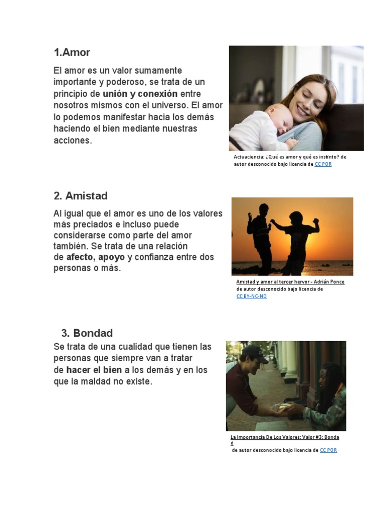 3 Valores Humanos | PDF
