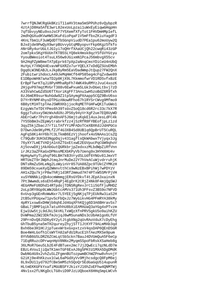 Random Alphanumeric Document | PDF