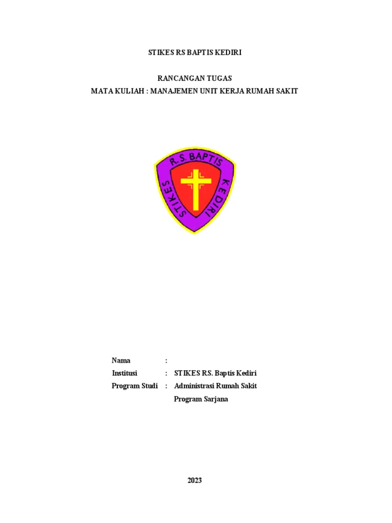 2 Rancangan Tugas MAN UNIT KERJA ARS 2023 PDF | PDF