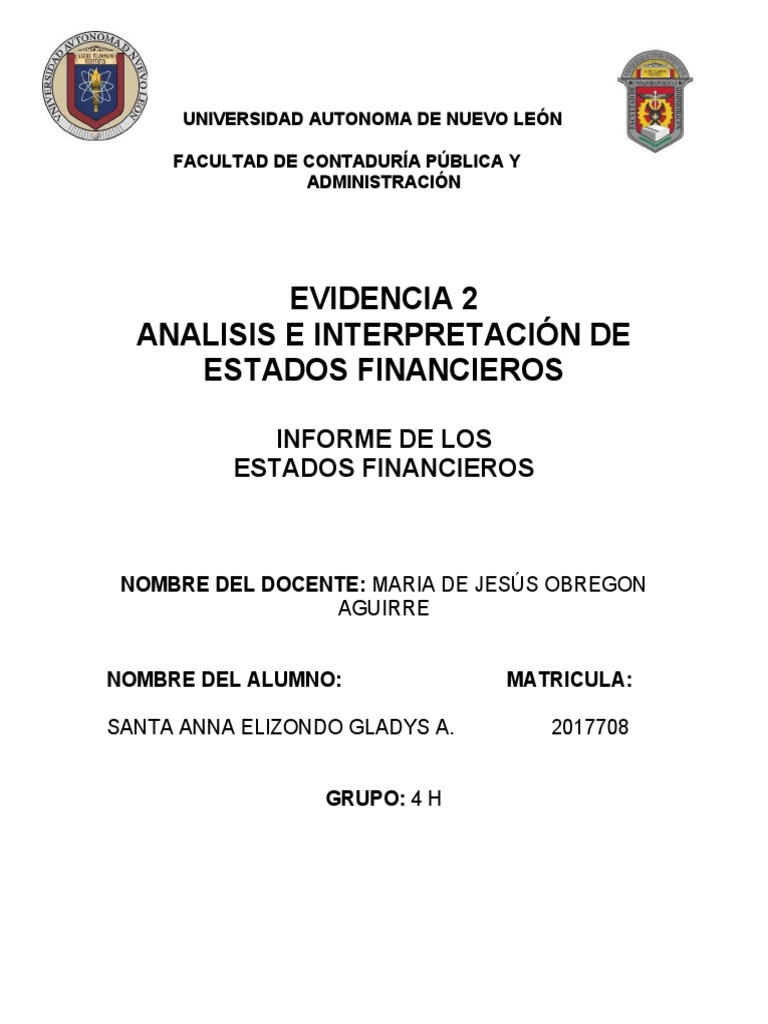 Gaesa Ev2 Anaestfin | PDF | Compartir (Finanzas) | Contabilidad