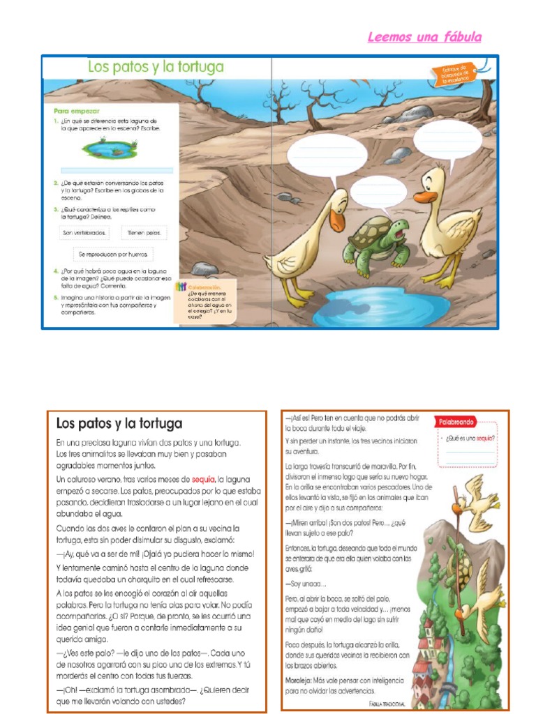 Ficha 32 Leemos Fabulas | PDF