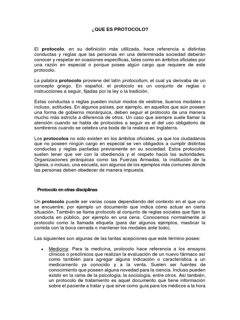 Definición y Usos del Protocolo | PDF | Papa | obispo