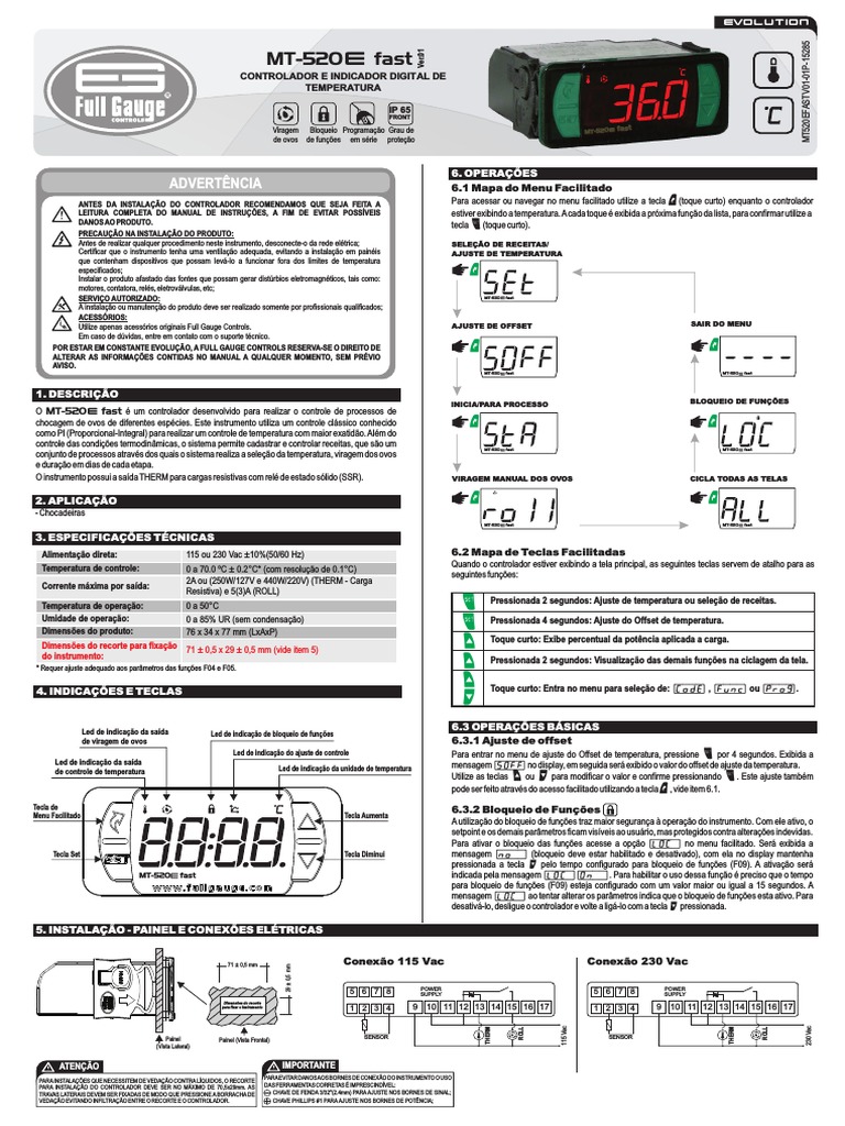 Manual de Produto 150 PDF | PDF | Desperdício | Temperatura