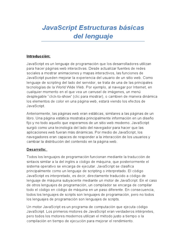 Java Script | PDF | Script Java | Página web