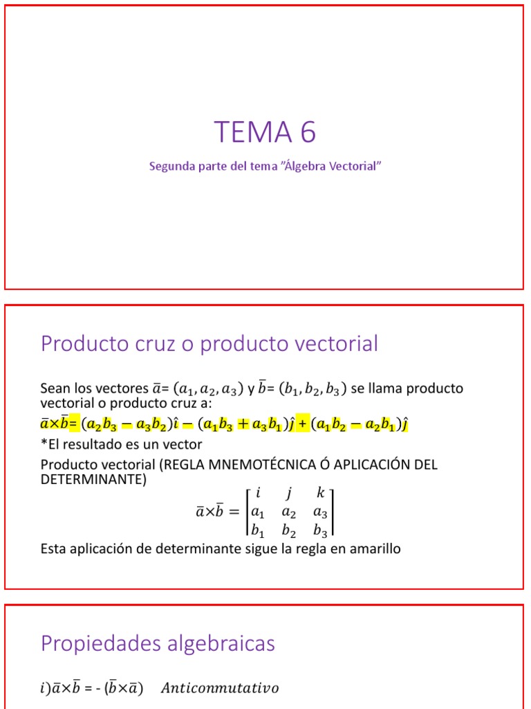 Álgebra Vectorial - Parte2 | PDF | Vector Euclidiano | Álgebra