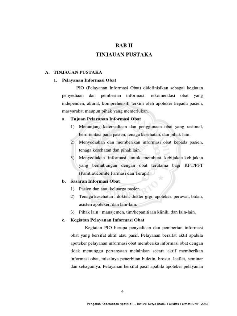 Dwi Ari Setyo Utami - BAB II | PDF