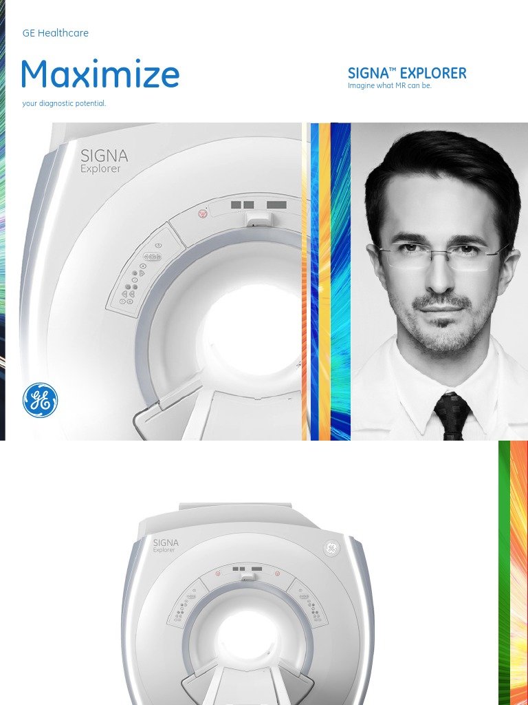 1.1 SIGNA Explorer Brochure | PDF | Magnetic Resonance Imaging | Decibel