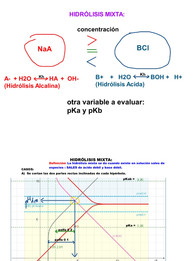 Hidrolisis Mixta | PDF | Hidrólisis | Sal (química)