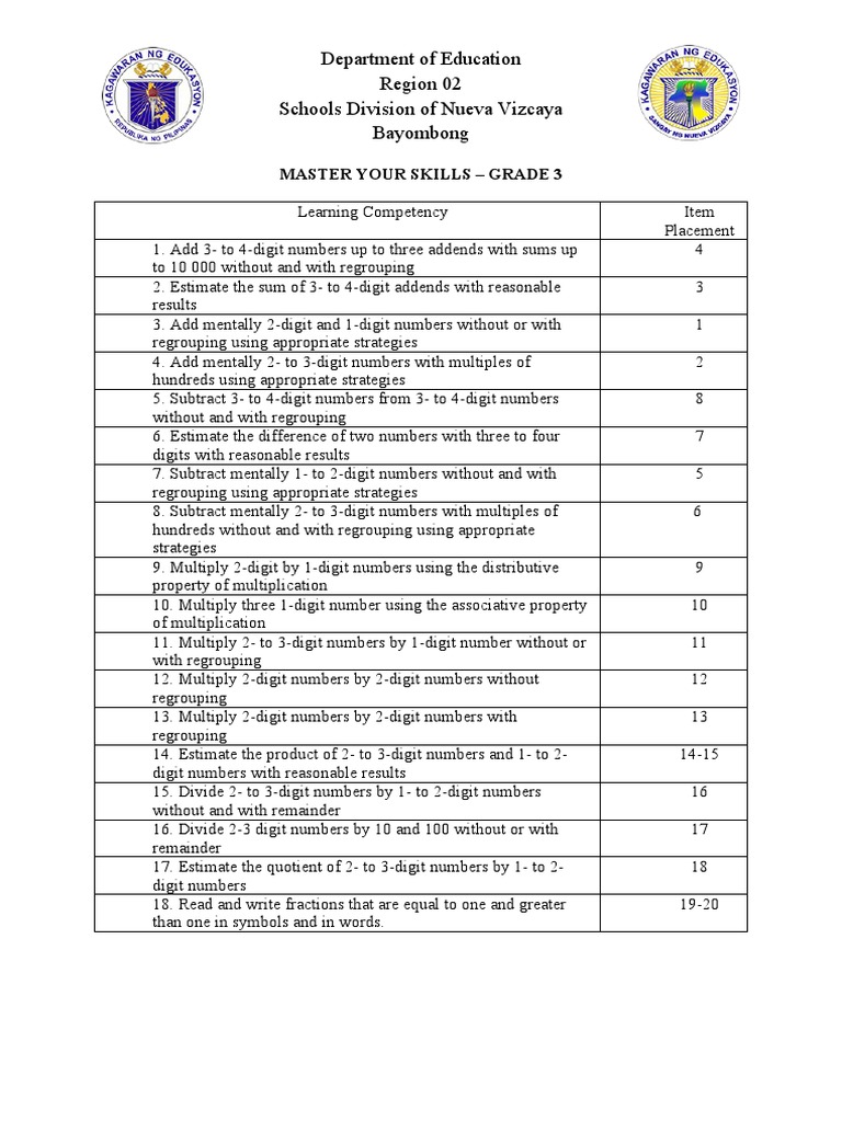 Mys Grade 3 1 Pdf Division Mathematics Multiplication