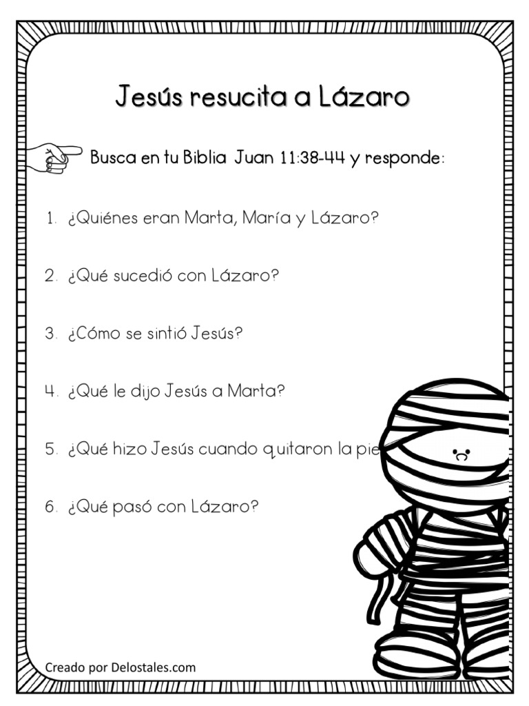 Jesús Resucita A Lázaro | PDF