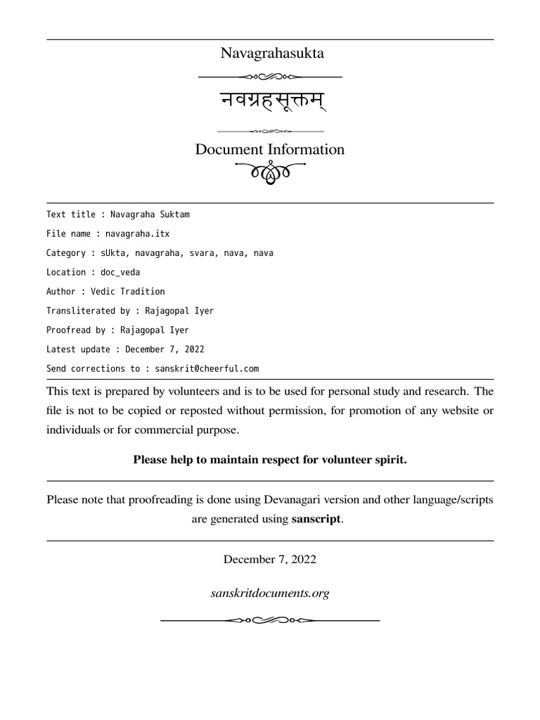 Navagraha | PDF
