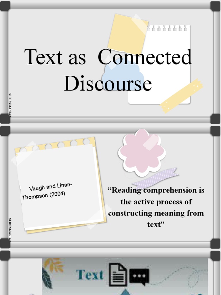 1 Text As Connected Discourse | PDF | Mississippi River | Realism (Arts)