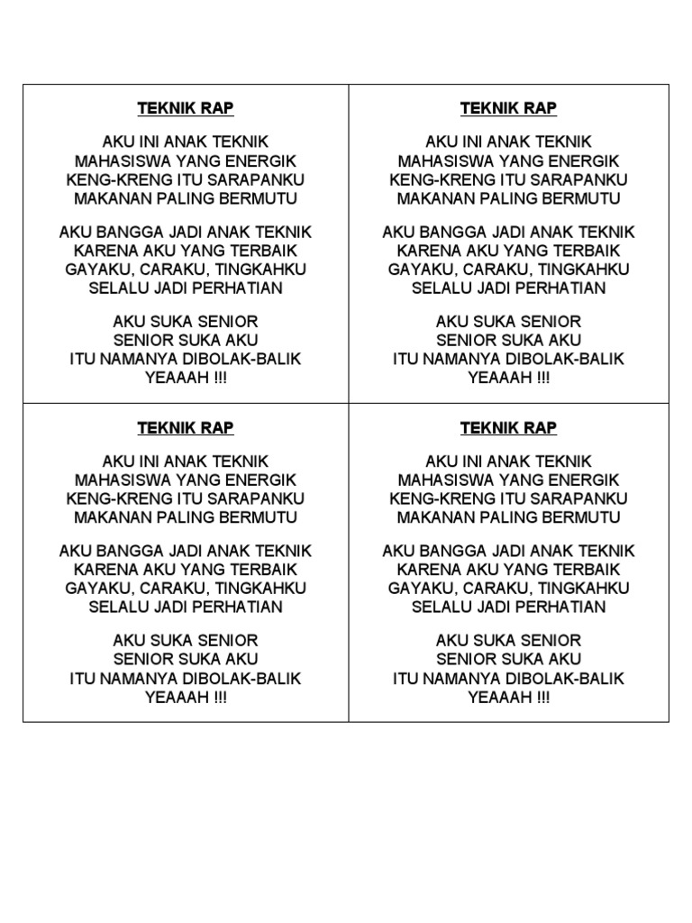 Teknik Rap | PDF