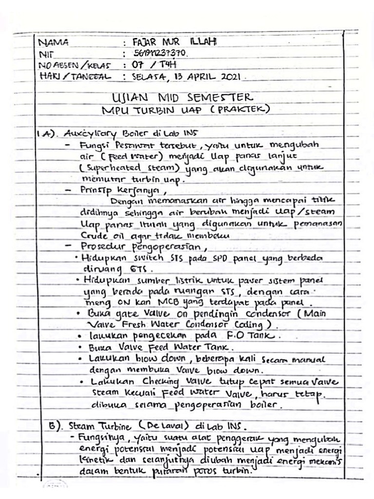 Fajar Nur Illahi T4H (MPU) Praktek | PDF