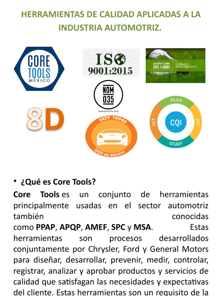 Herramientas de Calidad Aplicadas A La Industria Automotriz | PDF