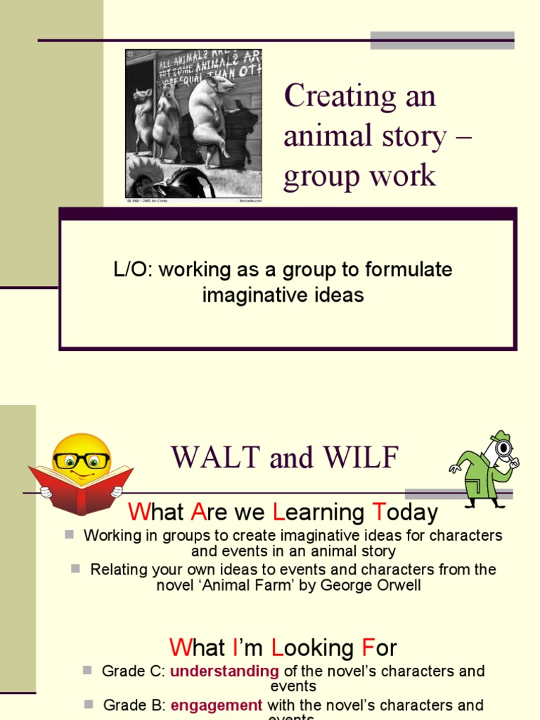 Lesson 3 Group Animal Stories | PDF
