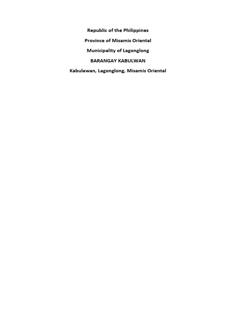 Barangay Certification For Building Demolition | PDF