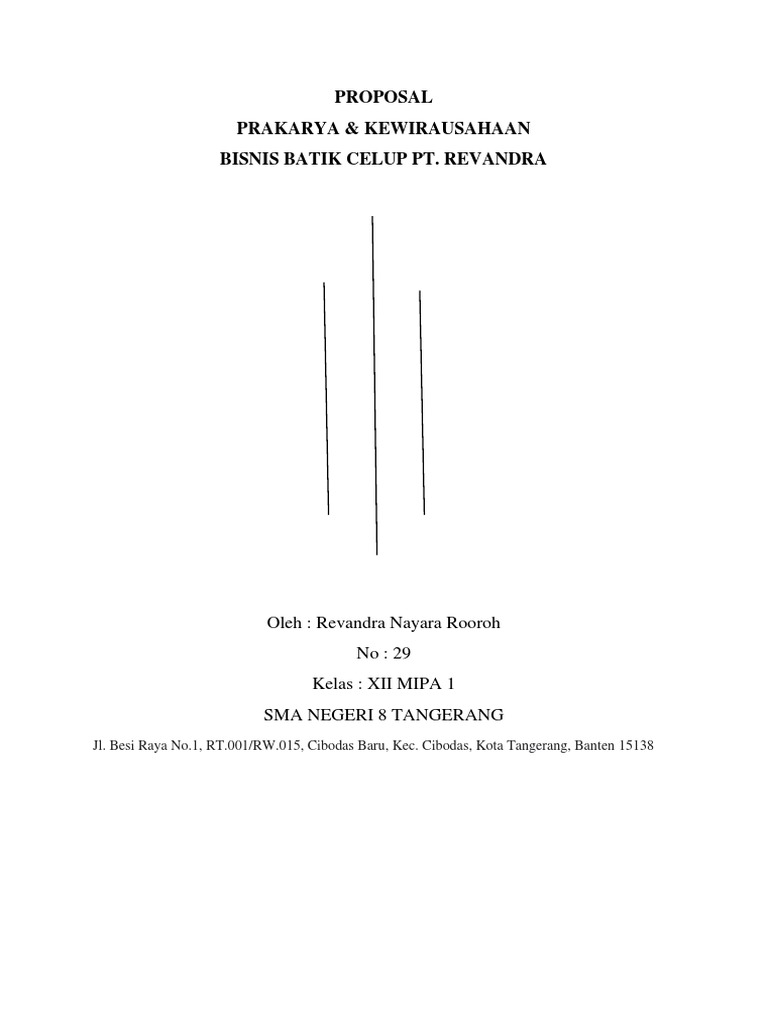 Proposal Batik Celup 29 | PDF