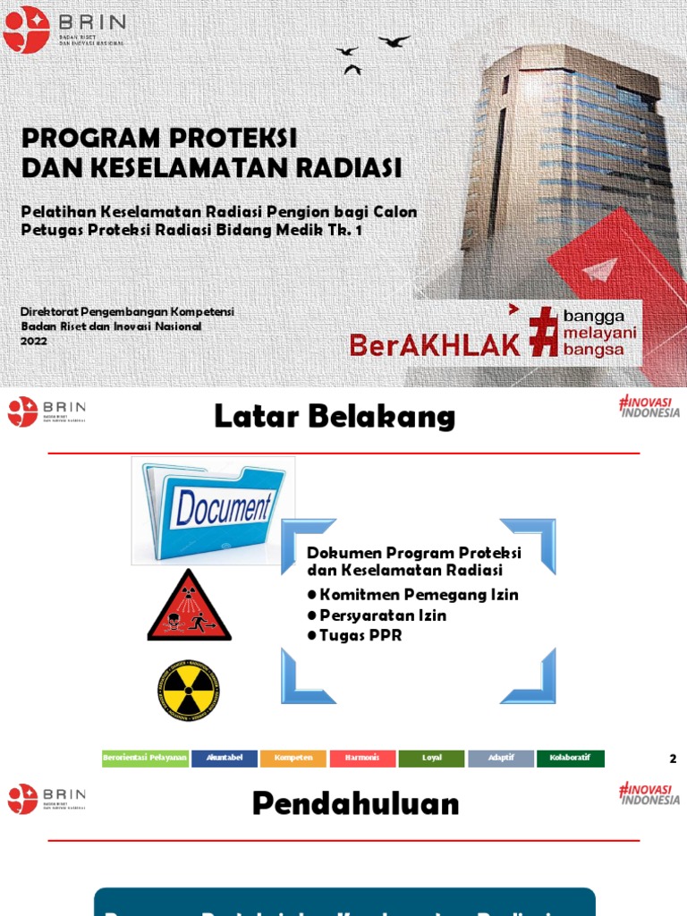NEW Revisi 2022 Program Proteksi Dan Keselamatan Radiasi PPR MDK - 1 | PDF