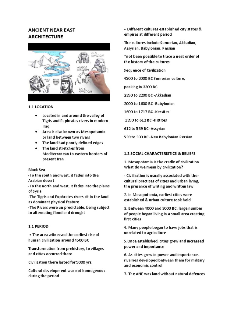 HOA 1 - Lecture Notes | PDF | Ancient Egypt | Mesopotamia