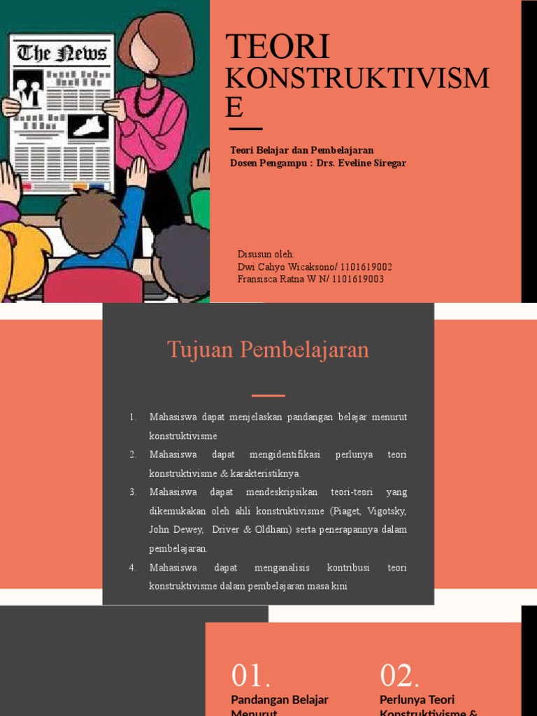 Teori Konstruktivisme - Kelompok 9 - TPB 2019 | PDF