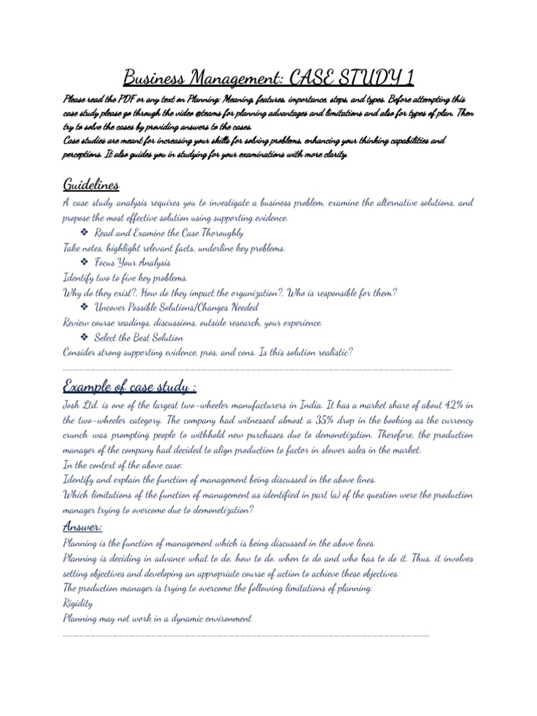 BM Case Study Planning | PDF | Sales | E Commerce