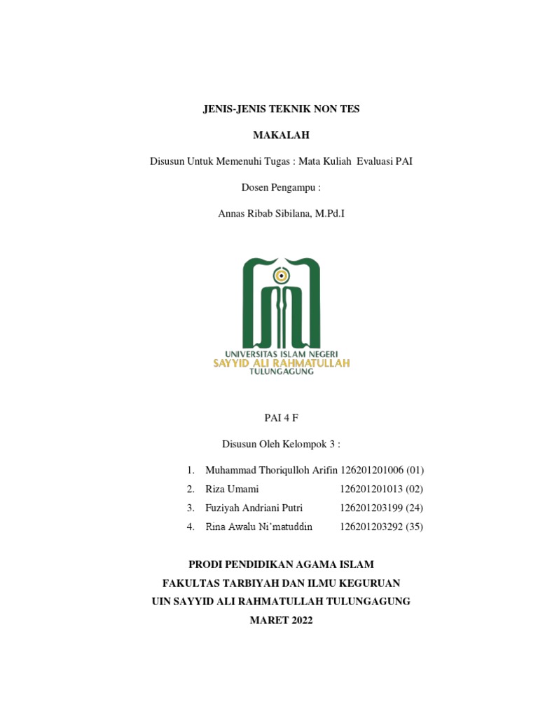 Makalah Evaluasi PAI KEL 3 PDF | PDF