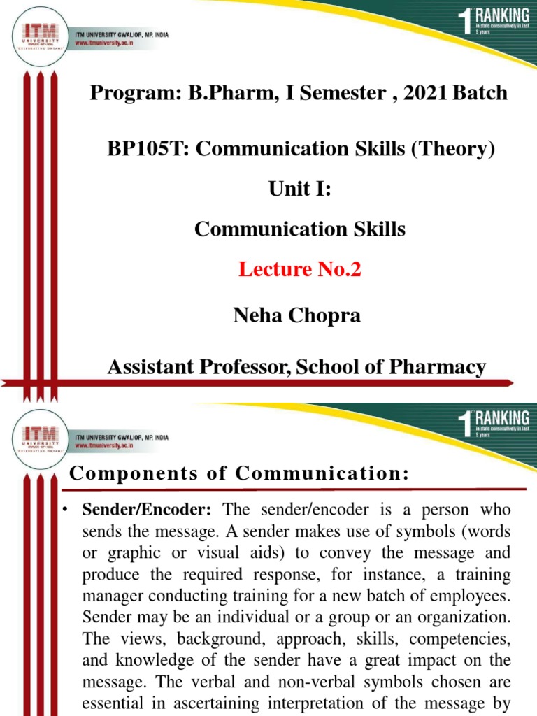 Unit-1 (Lecture 2) | PDF | Communication | Code Unit-1 (Lecture 2) | PDF | Communication | Code
