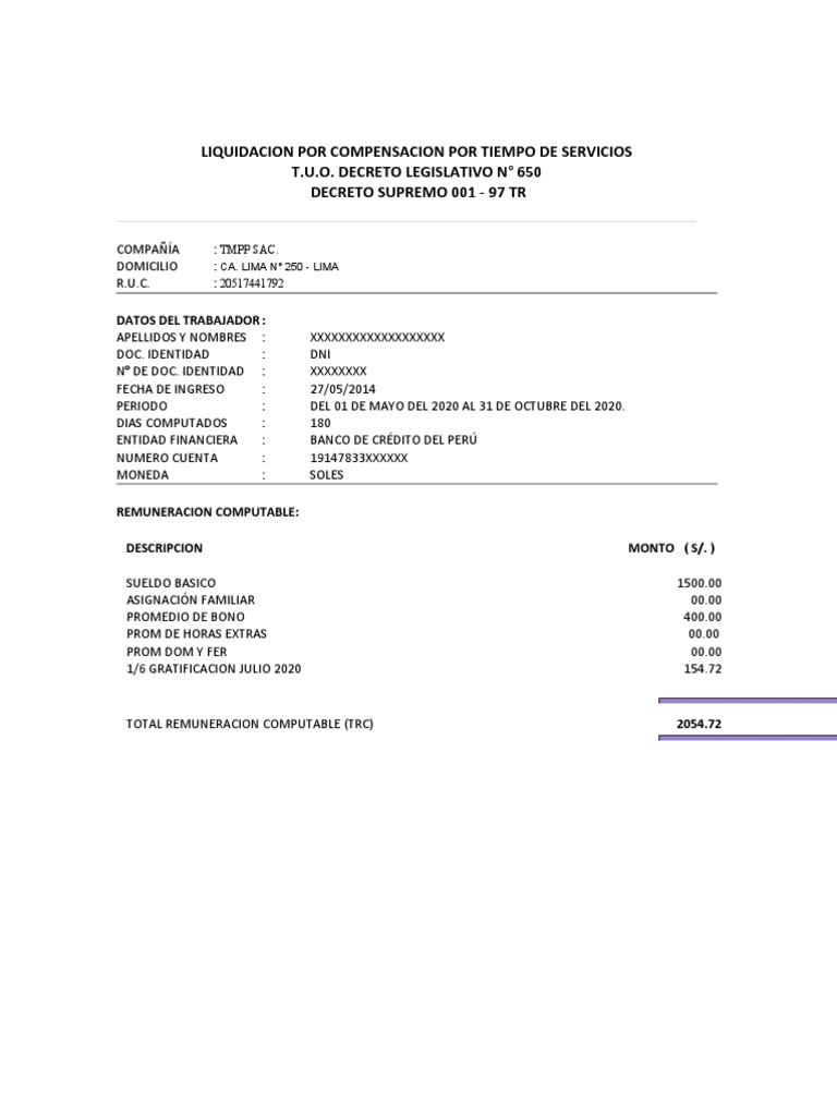 Certificado de CTS | PDF