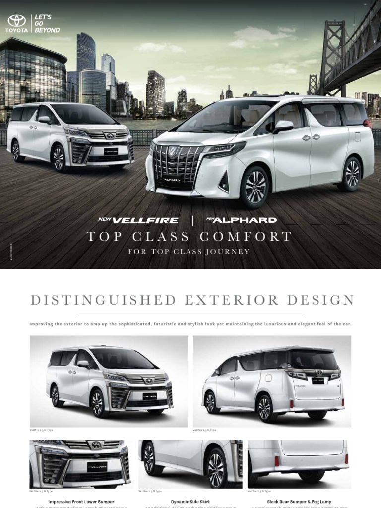 Catalog Alphard Vellfire Update Jan 2022 0 PDF | PDF | Transportation Engineering | Automotive ...